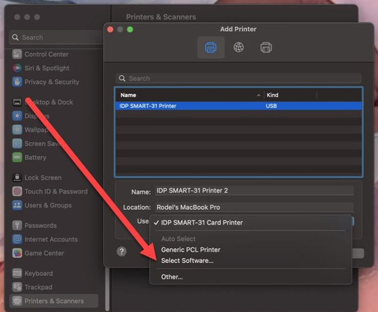 Driver Installation - Installing IDP Printer on MAC OS – IDP Americas
